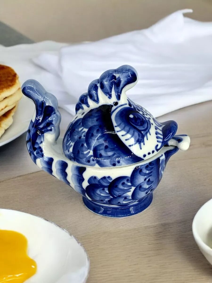 Икорница фарфоровая "Рыбка"