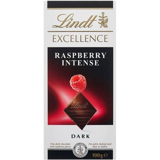 Шоколад Lindt Excellence темный с малиной 100г