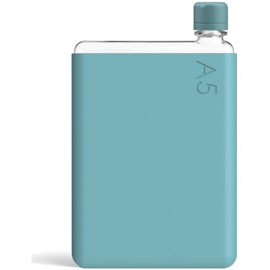Бутылка Memobottle с силиконовым чехлом A5, голубой
