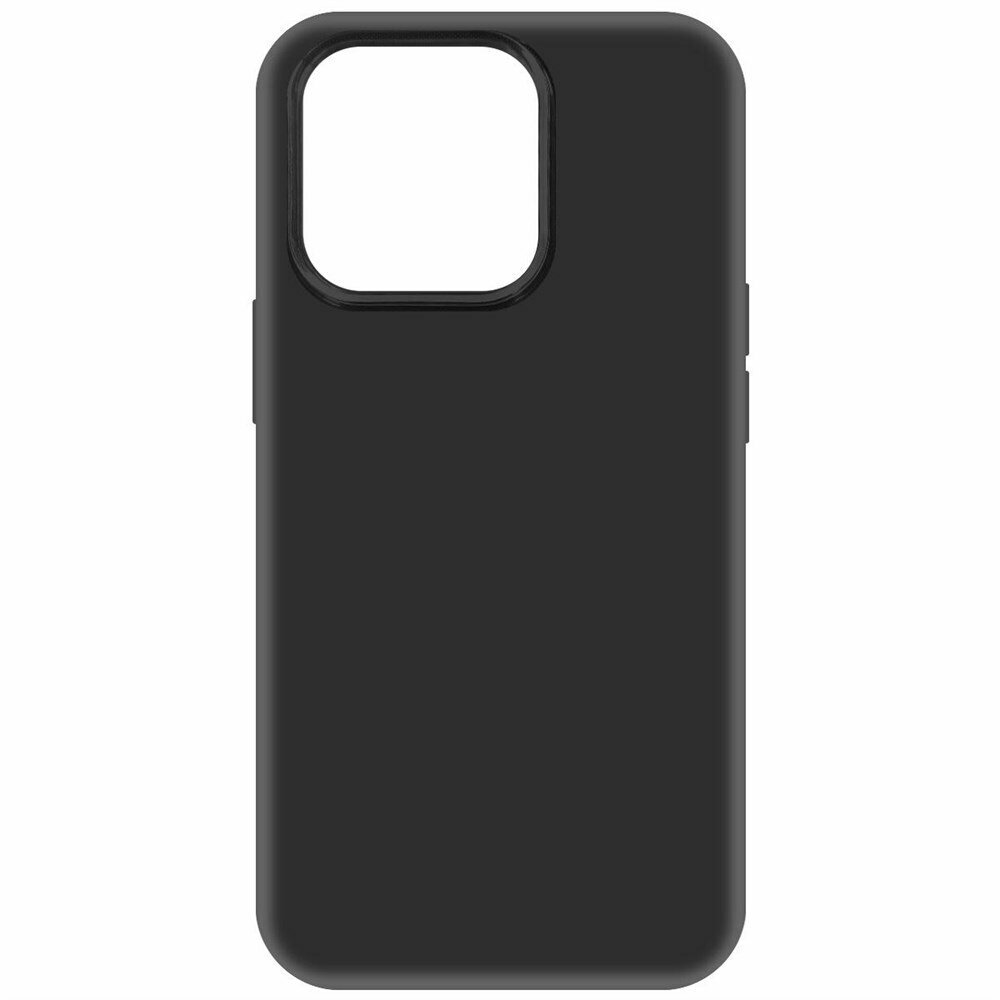 Чехол-накладка Krutoff Soft Case для iPhone 14 Pro черный, soft touch, силикон