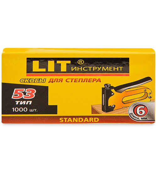 Скобы для степлеров, тип 53, 6мм Lit 306-06 TS-32/1 113-75073