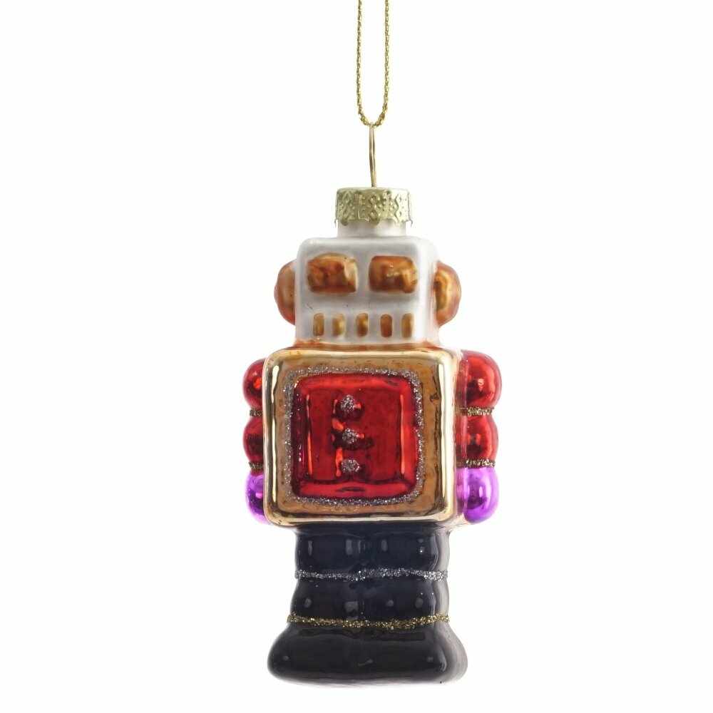 Елочная игрушка Робот, 4,5х3,5х9,5 см KSM-813324