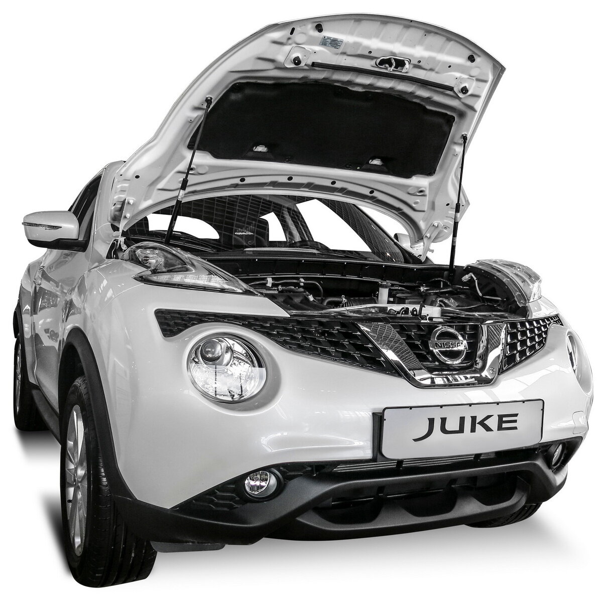 Газовые упоры капота АвтоУпор для Nissan Juke I 2010-2019, 2 шт, UNIJUK012