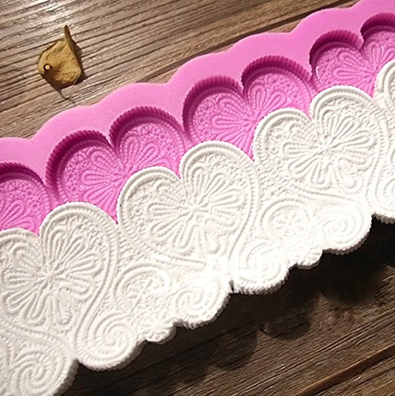 Молд силиконовый 18,2 * 6,1 см "Сердца"