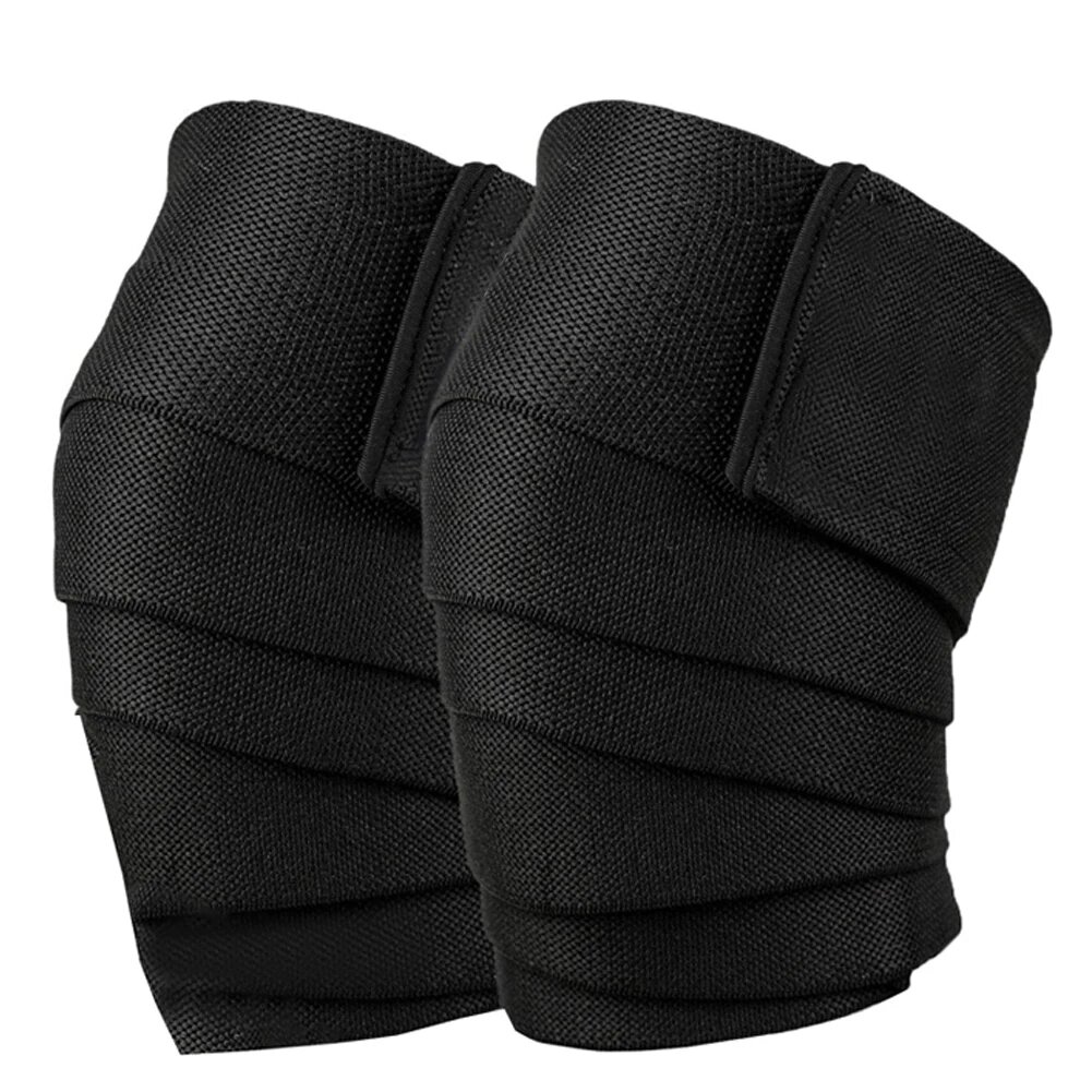 Наколенники Vigor Power Gear черные, среднежесткие, 2,5 м