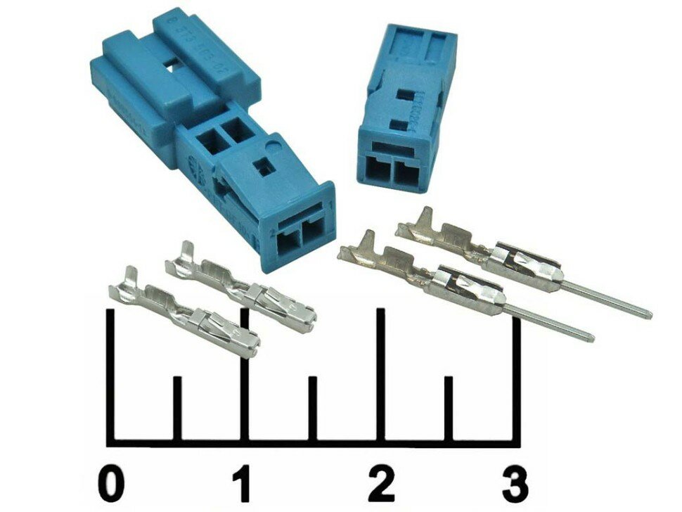 Разъем 2pin в комплекте B-14525-1 9-968554-1 9-968554-1A 8-1452577-1A
