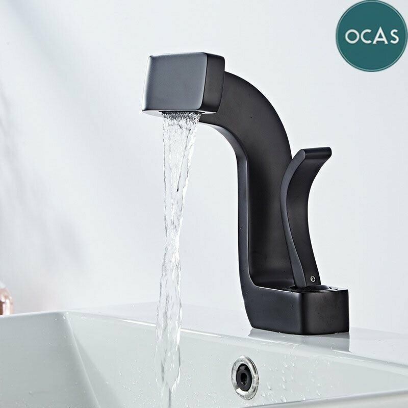 Смеситель для раковины Oras, кран для раковины, латунь, черный, E-B10-2