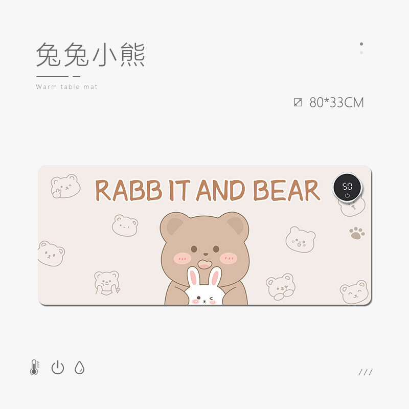 Зимний подогреватель для рук, коврик для стола, офисный компьютерный коврик для письма, нагреваемый коврик для мыши, подогреватель для стола для студентов