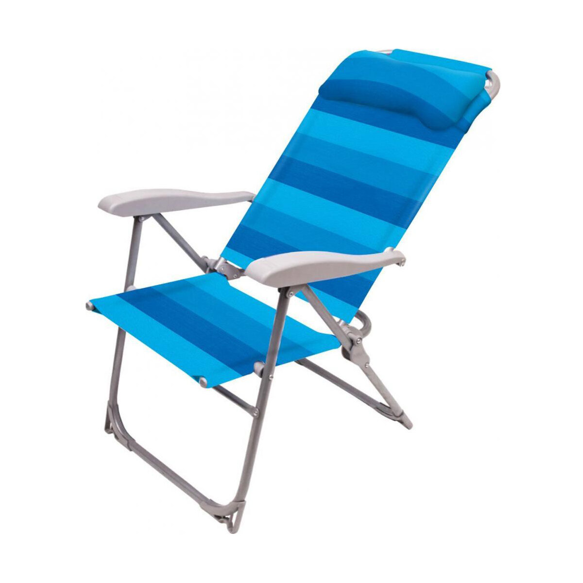 Кресло-шезлонг складное 38 см (синий) к2/с "ника"