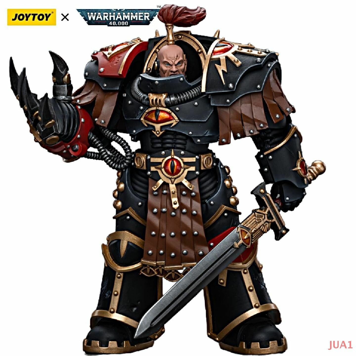 Подвижная фигурка Warhammer JOYTOY 1/18 Sons of HorusEzekyle Abaddon First Captain of the XVIth Legion