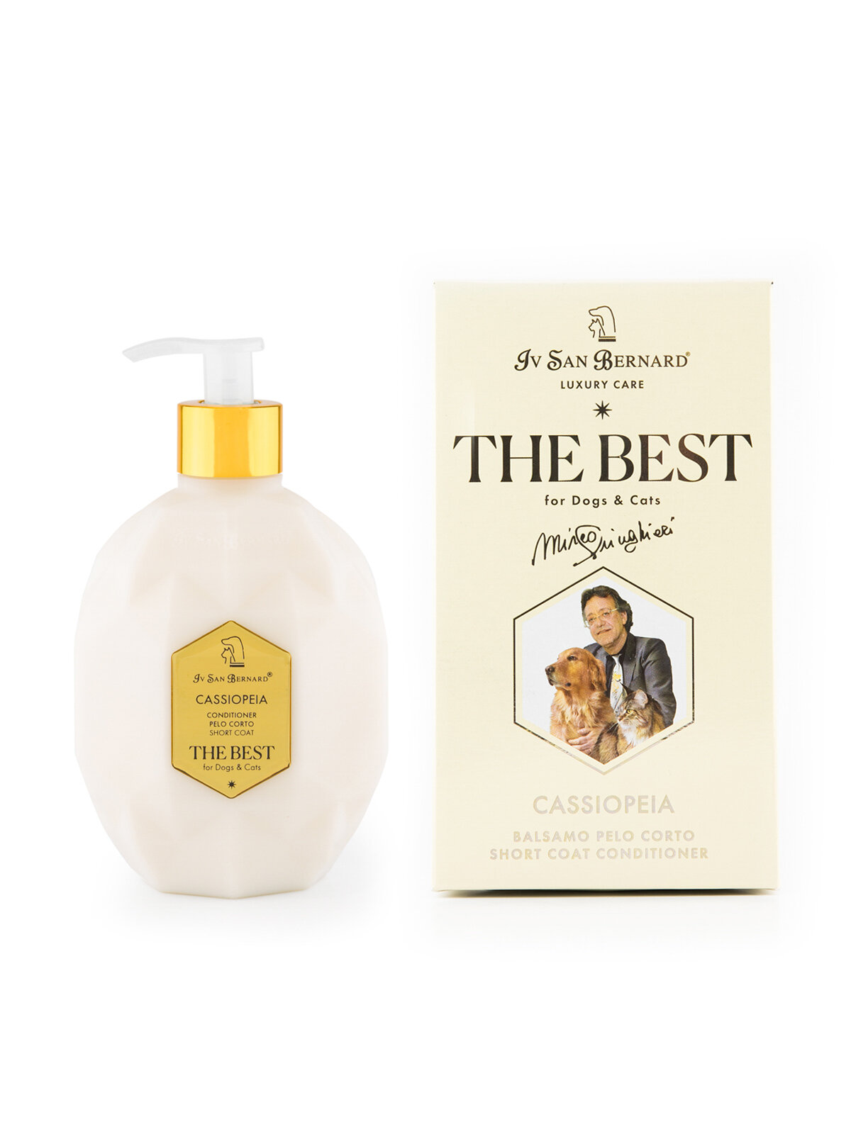 Кондиционер для короткой шерсти с экстрактом акации 500 мл Iv San Bernard