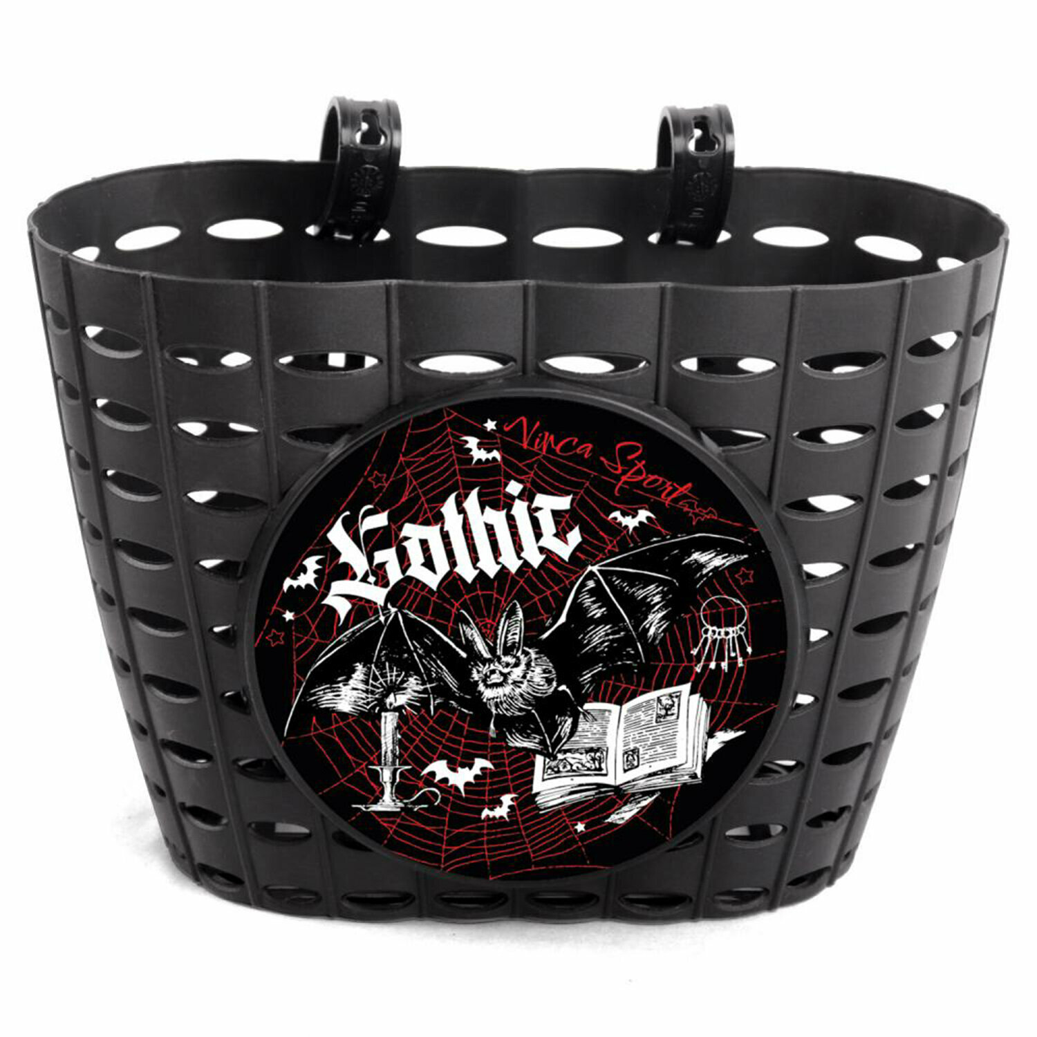 Корзина на руль Vinca Sport "Gothic" Black
