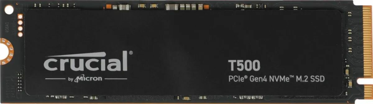 Внутренний SSD-диск Crucial Твердотельный накопитель SSD T500 4TB PCIe Gen4 NVMe M.2 SSD CT4000T500SSD3