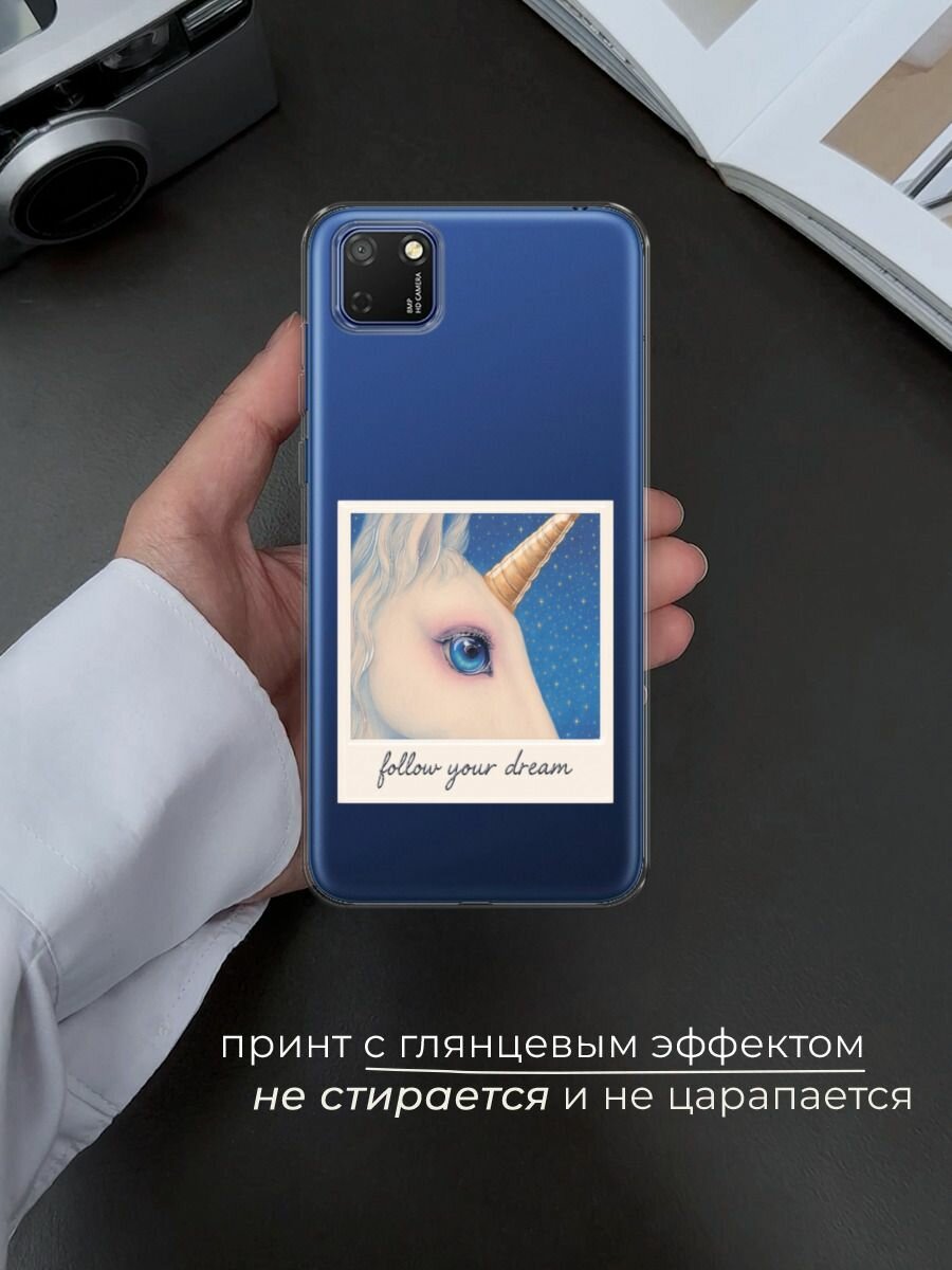 Чехол на Honor 9S/Huawei Y5p / Хонор 9S/Хуавей Y5p с принтом "Глаз единорога" — фото 1