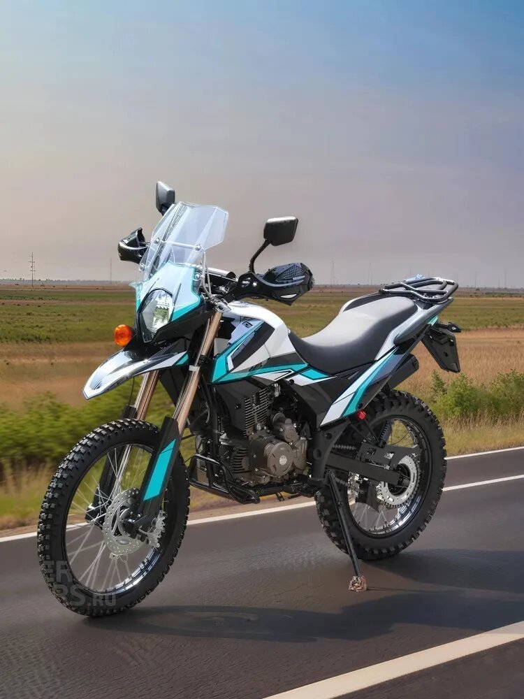 Мотоцикл ADVENTURE 250 c ПТС (голубой)