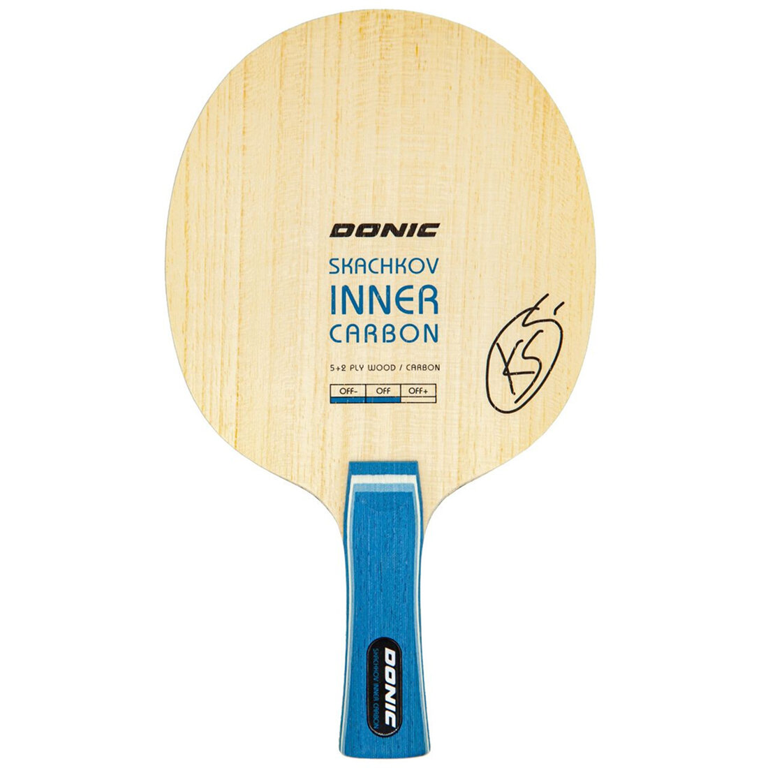 Основание для настольного тенниса Donic Skachkov Carbon, ручка коническая
