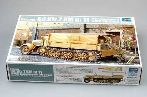 Trumpeter 1/35 01507 Sd. Kfz.7 KM m11 Гусеничный тягач сборная модель