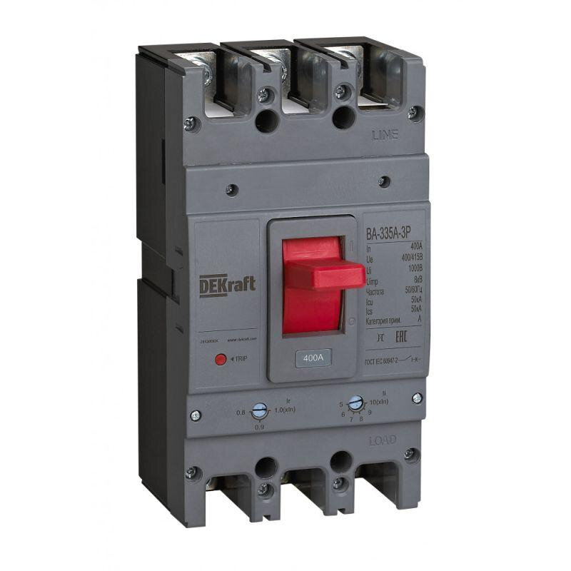 Выключатель автоматический 3п 400А 50кА ВА-335А, SCHNEIDER ELECTRIC 28130DEK (1 шт.)