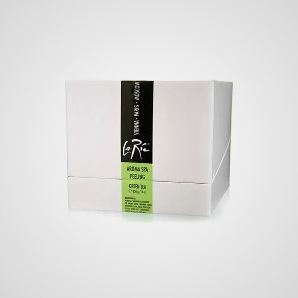 Арома скраб-уход для рук, ног и всего тела "Зеленый чай" 250 г La Ric Aroma Spa-Luxus «Green tea» Пилинг 250 мл