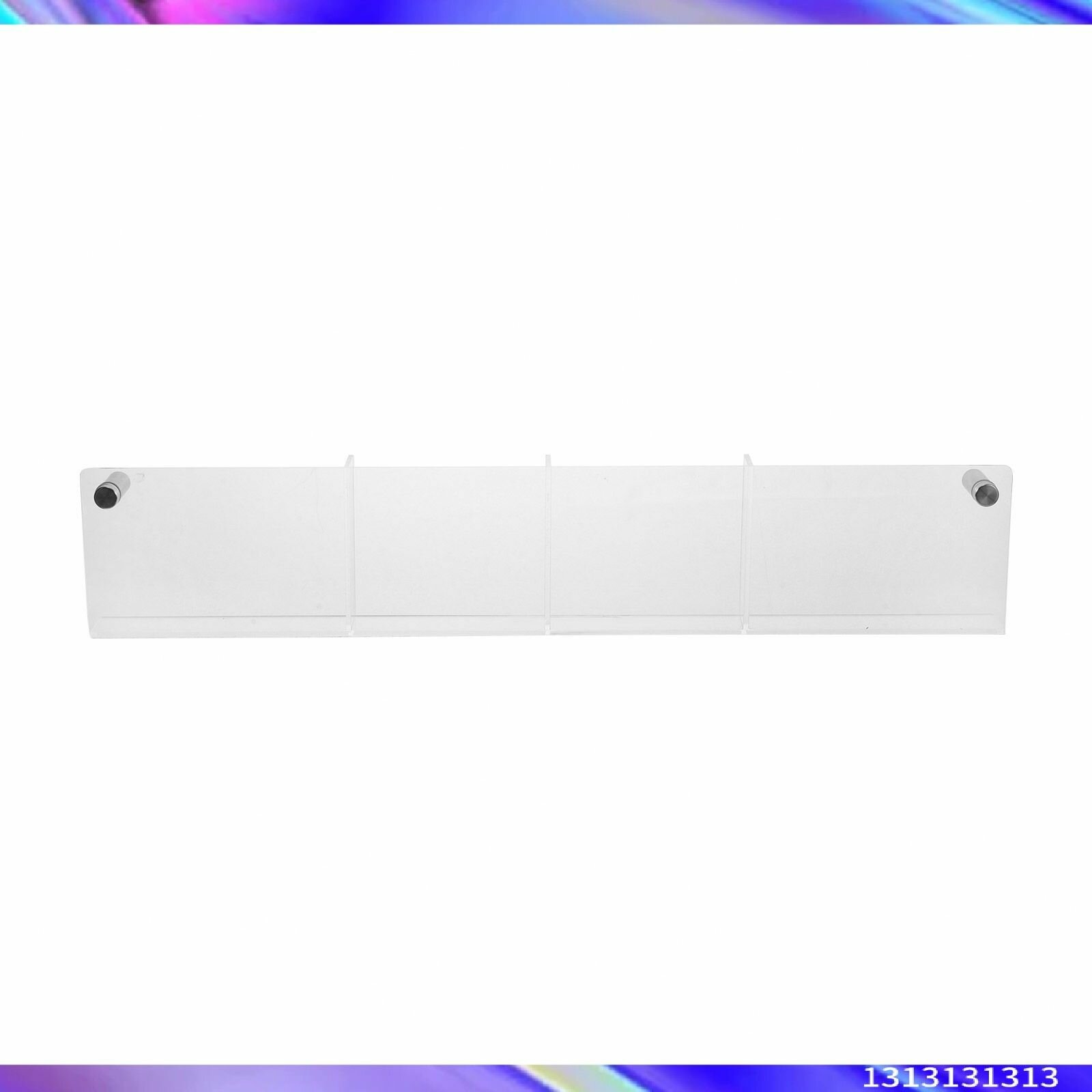 Прозрачный набор настенных дисплеев для брошюр выполнен из акрила