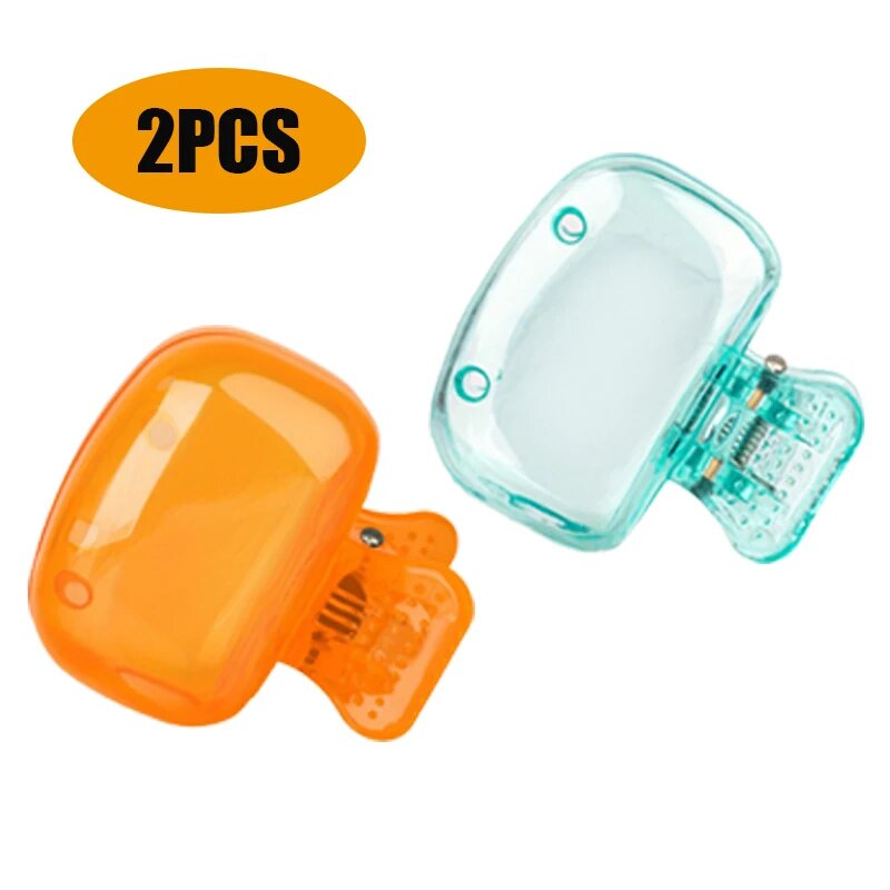 Защитные колпачки для зубных щеток 2 шт. Orange Cyan