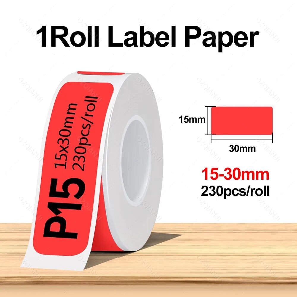 Мини-термопринтер Для Этикеток, Портативный Bluetooth-принтер Для Этикеток С Прозрачным Цветным Кабелем