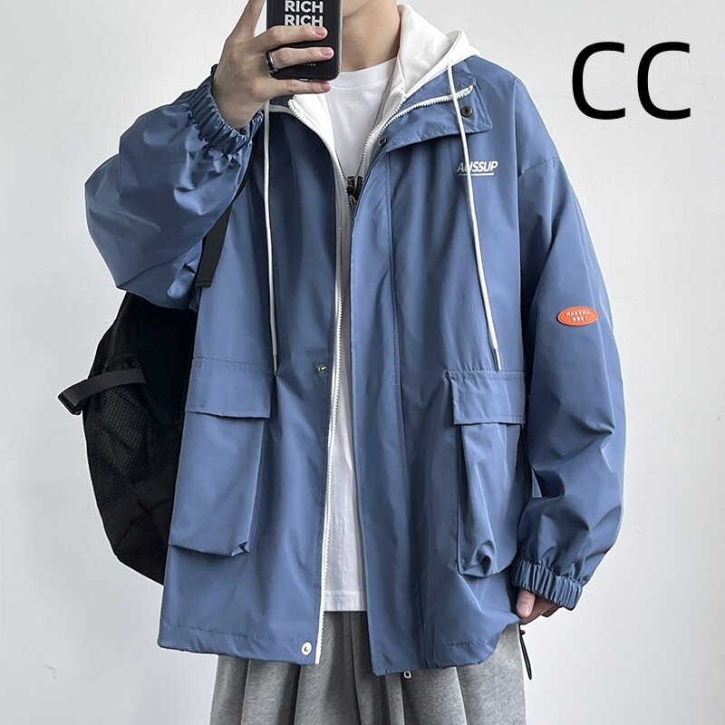 Мужская повседневная куртка в стиле милитари, свободная модель для повседневной носки.