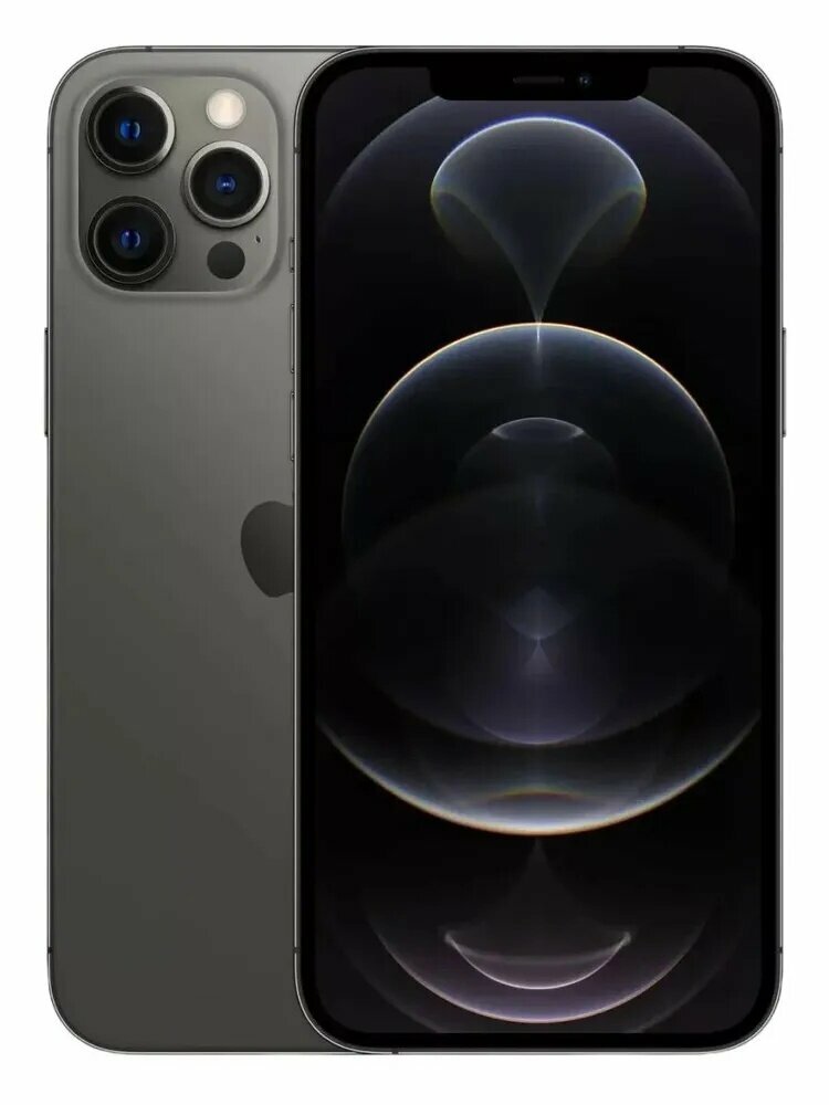 Восстановленный Apple Смартфон Айфон 12 Pro Max 256Гб, черный 6/256 ГБ, черный
