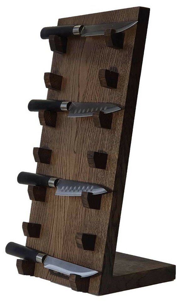 Подставка для ножей универсальная Woodinhome HKS0207OB массив дуба