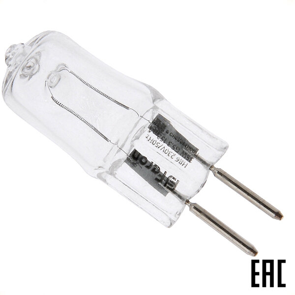 Лампа 35Вт 02102 HB6 G5.3 35W 230B 310Лм галогенная капсула тёплый белыйсвет (Feron) (8 шт. в комплекте)