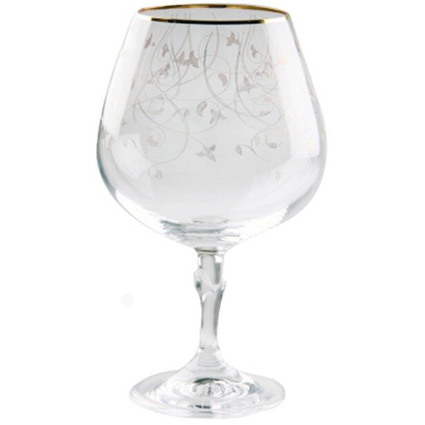 Набор бокалов для коньяка "Виктория", Q7917 380 мл, 6 штук, Богемия, Crystallex