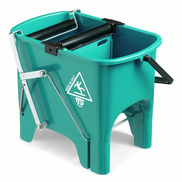 Итальянское ведро TTS Squizzy 15л с роликовой системой отжима и педалью