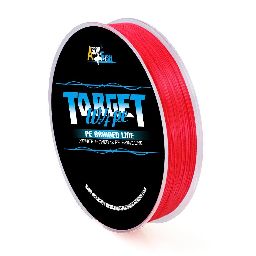 Леска рыболовная плетеная, 4 нити, 100-300 мм, 0,06 м