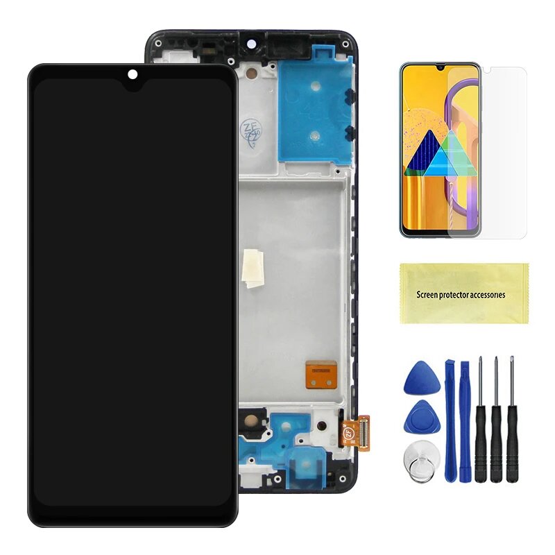 A41 4G для Samsung протестировано A415 A415F SCV48 SC-41A ЖК-дисплей, сменный Black With Frame