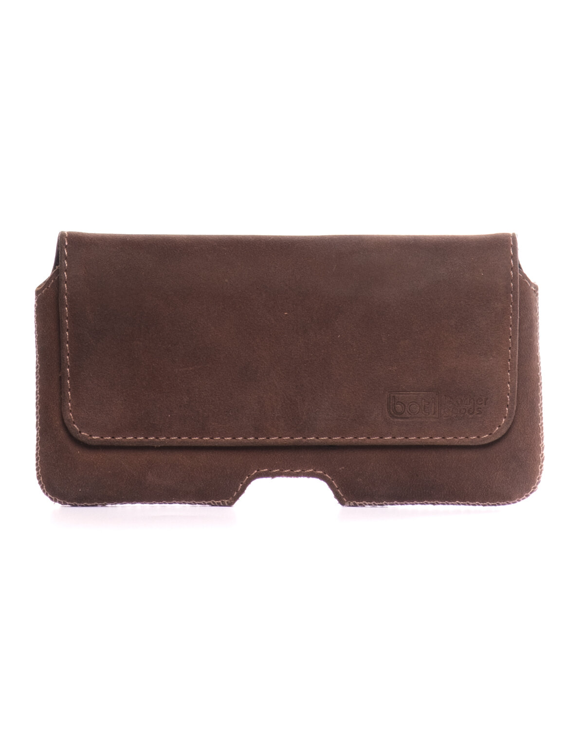 Чехол кобура для смартфона на пояс из натуральной кожи Boti м коричневый