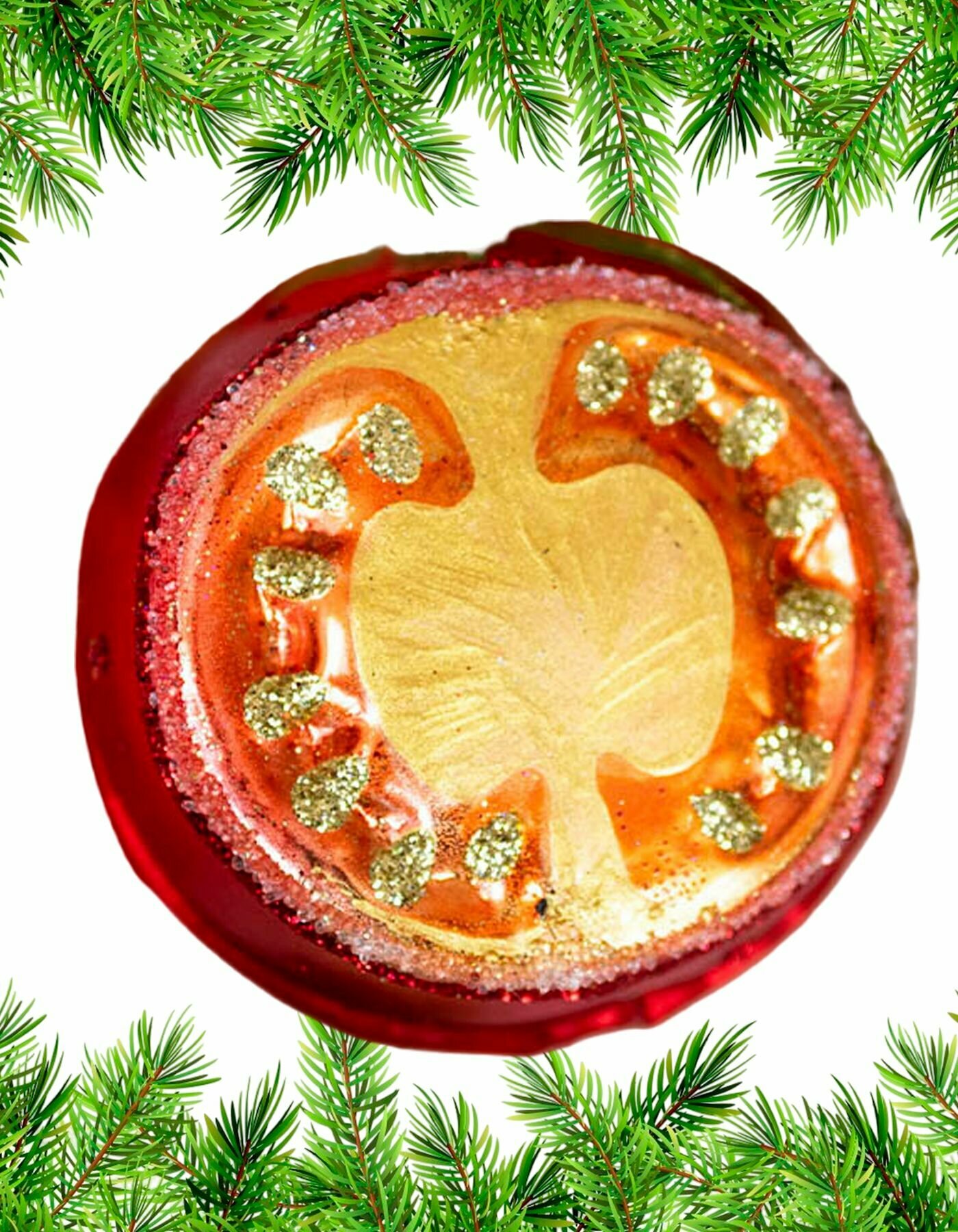 Игрушка на елку Фигурка "Томат"