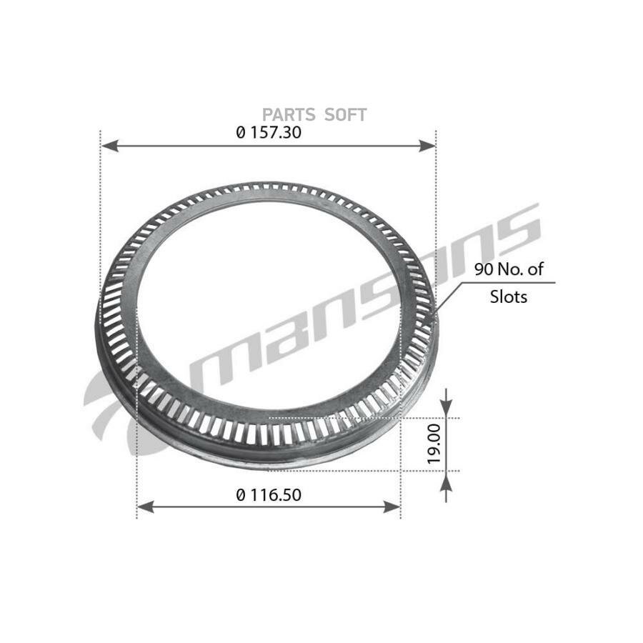 790005D MANSONS Кольцо АБС SAF MANSONS