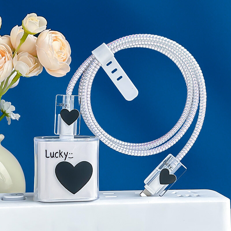 Защитный чехол для зарядного устройства, для Apple, прозрачный, с кусачками для проволоки