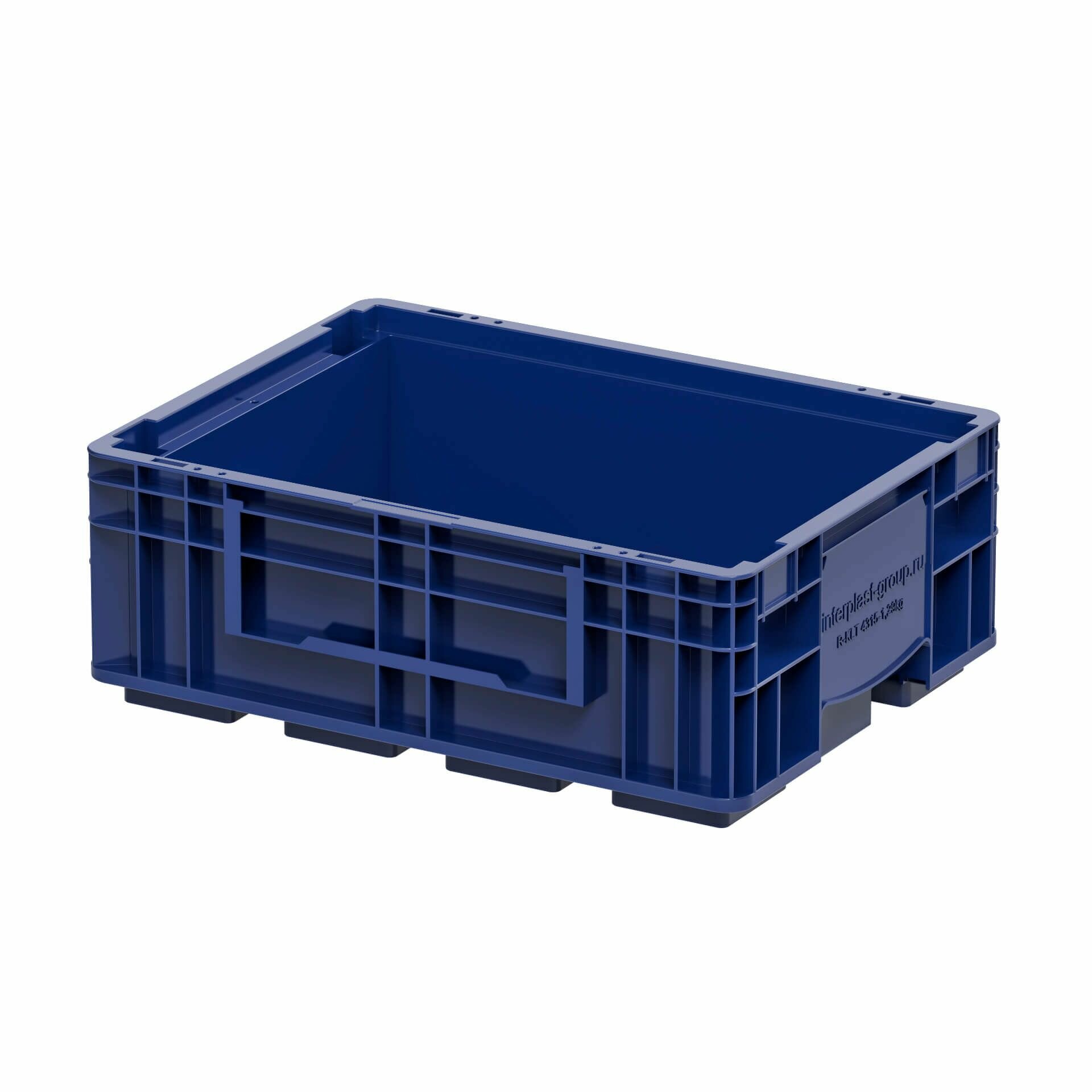 Ящик пластиковый, Контейнер R-KLT 4315, 396х297х147,5 мм, синий
