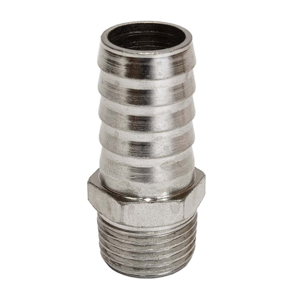 Штуцер ёлочка с резьбой SH-E19-1/2M для работы с жатым воздухом и жидкостями, Арт. 2530