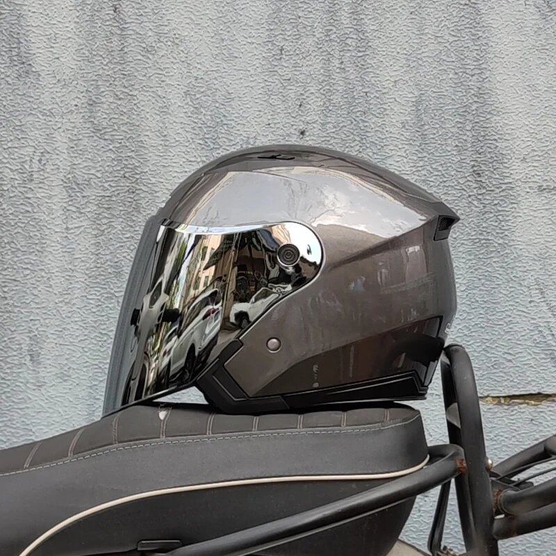 Оригинальный шлем JIEKAI для мотоцикла, двойной объектив, летний зимний шлем с открытым XXL, 22