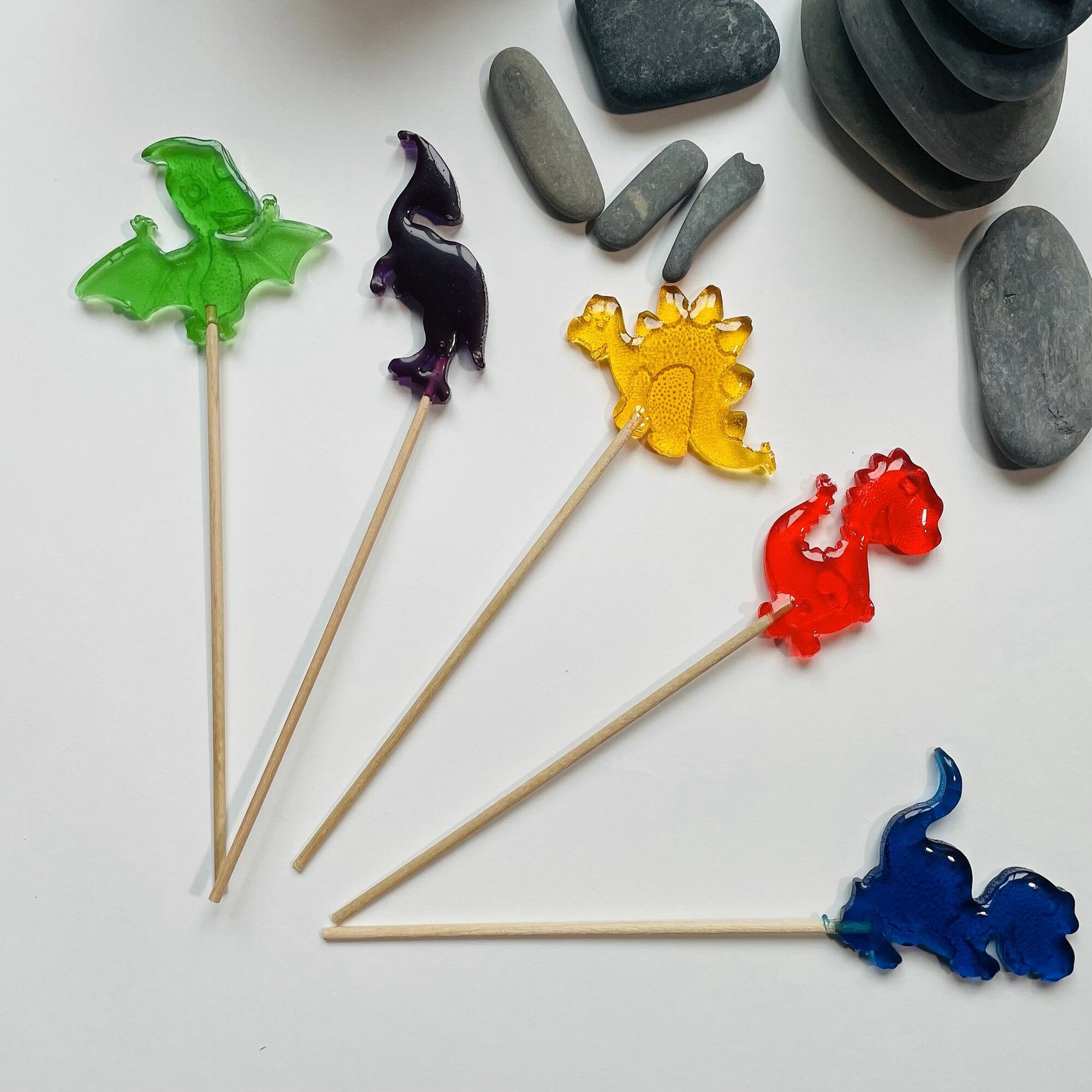 Леденец на палочке. Динозавры.