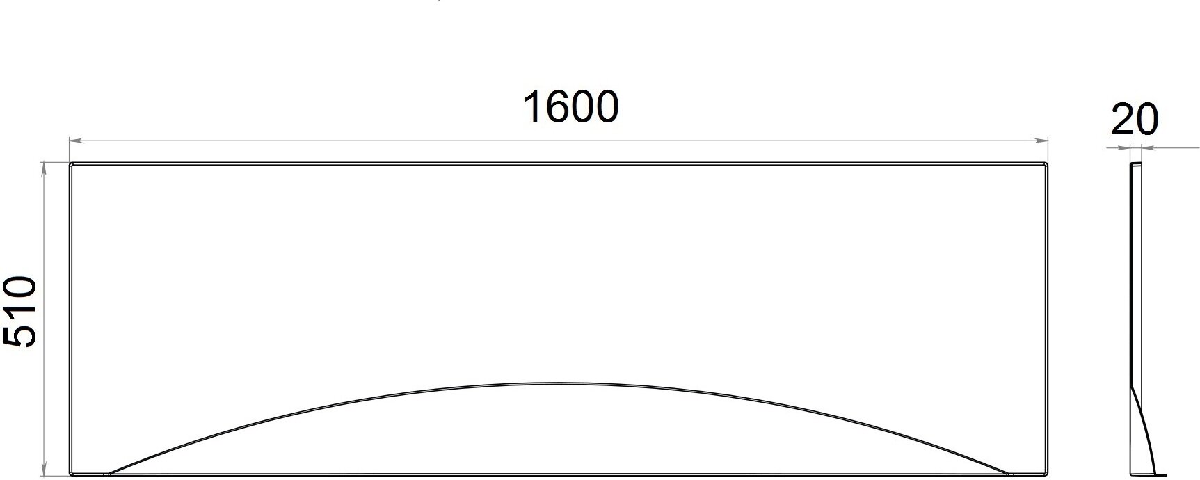 Экран фронтальный Triton Gamma/Стандарт/Ультра/Европа 160