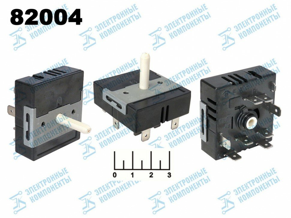 Терморегулятор для стеклокерамических плит двухзонный 13A 220V 50.87021.000/COK350UN