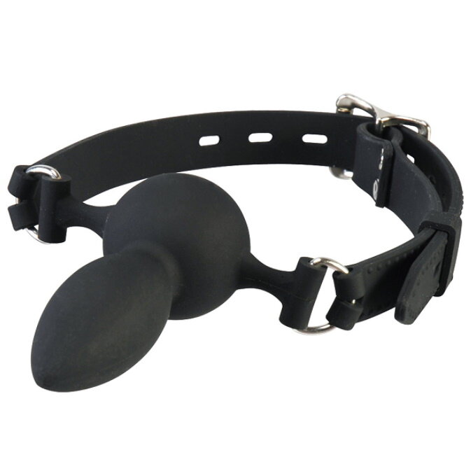 Кляп с анальной пробкой Captive Premium Anal Cuffs