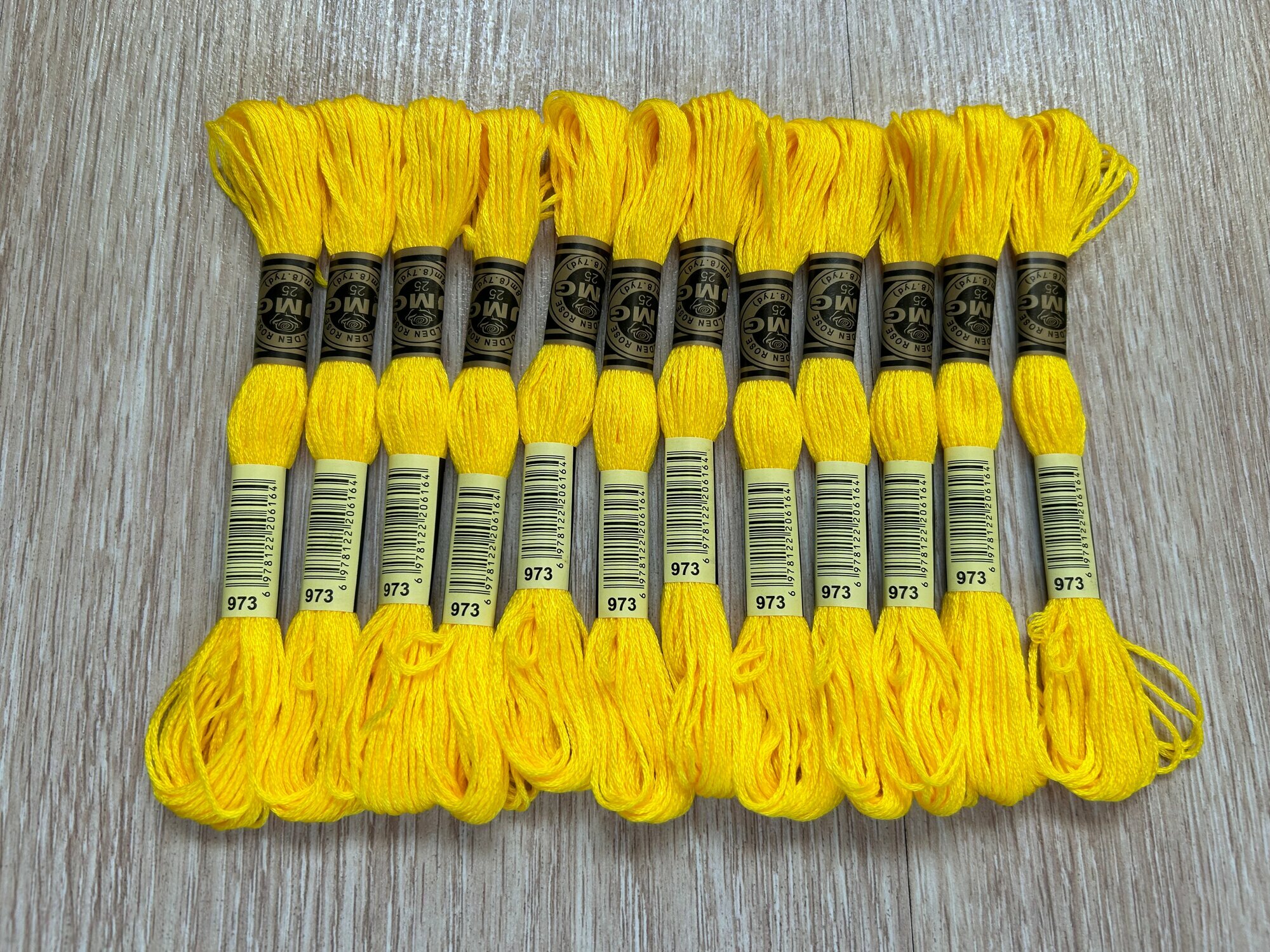 Нитки для вышивания JMC мулине (150-3866) 100% полиэфир 12 штук x 8 м