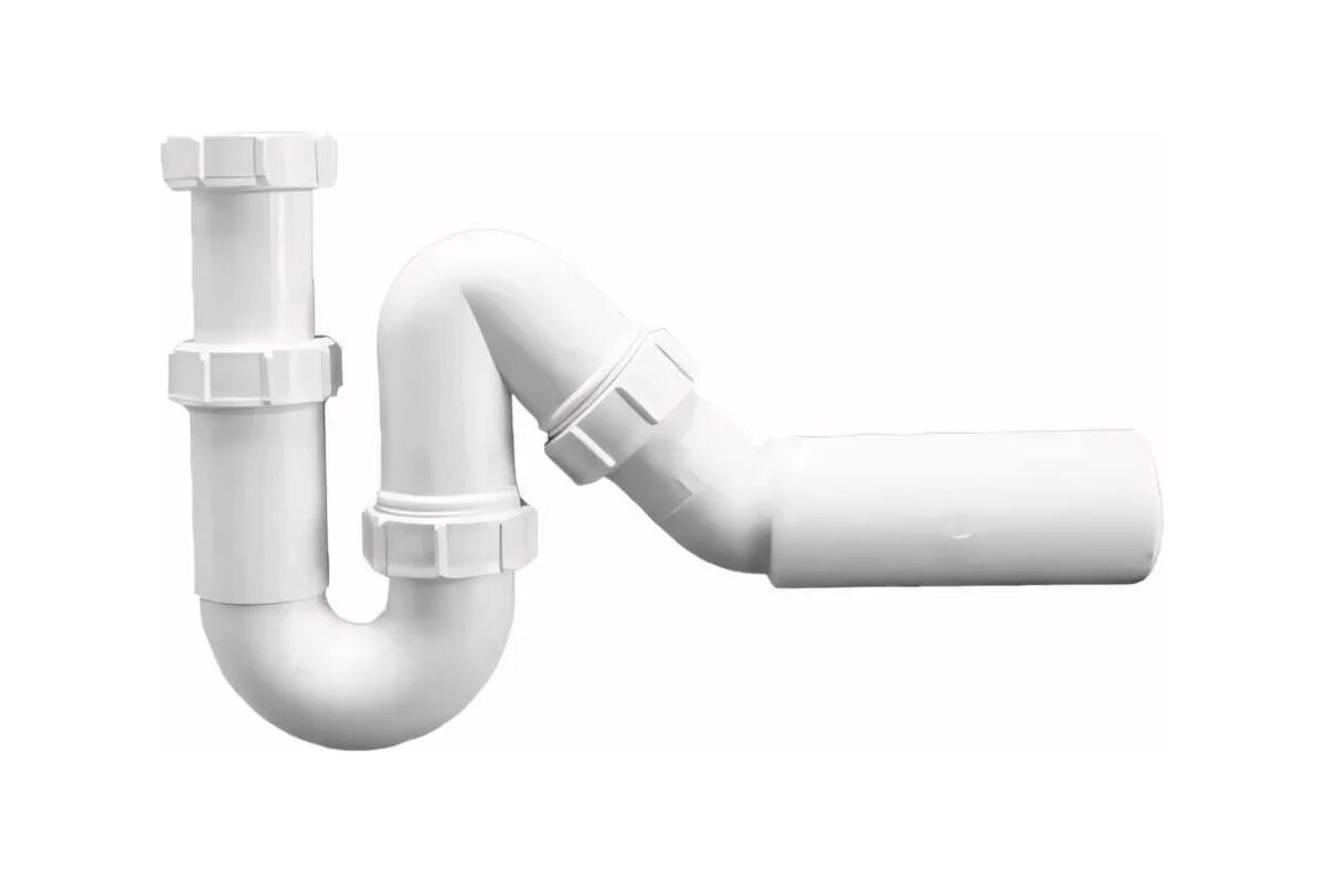 McAlpine трубный сифон 1 1/2' x 40 мм без выпуска с отводной трубой D40/50 MRSK12-50