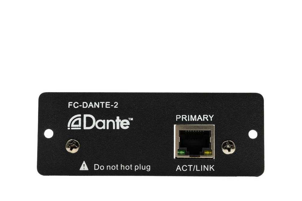 Exell edm16d-dc – сетевая карта dante для edm16d
