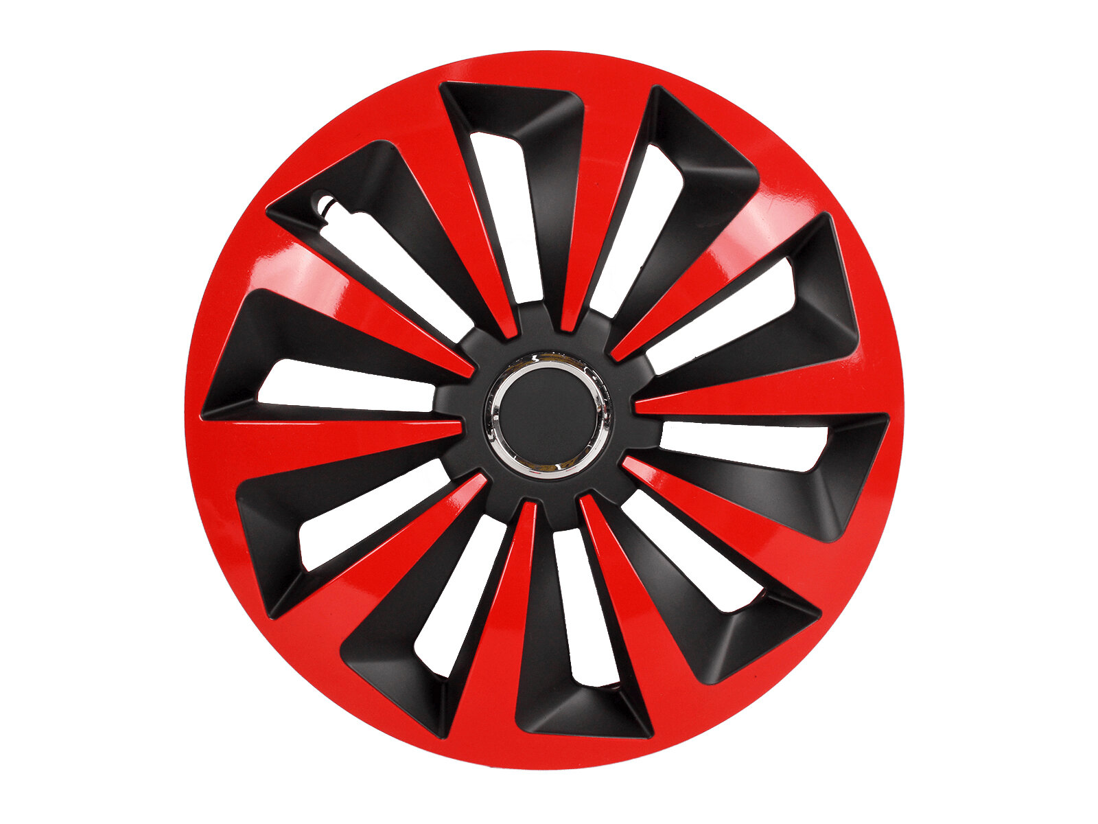 Колпак колеса R-15 декор фокс красный комплект