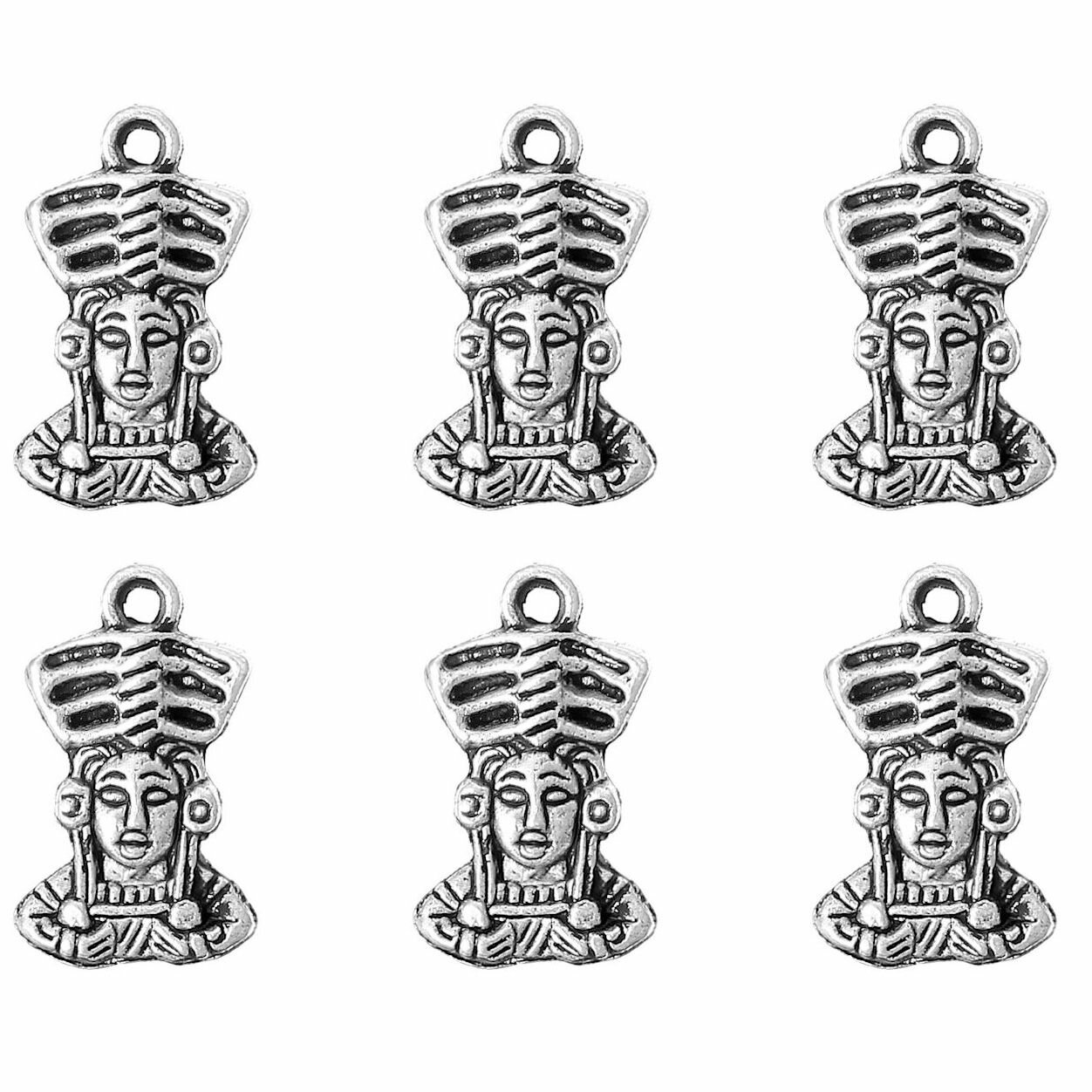 Подвеска "Человек Майя" #2, 6 штук.